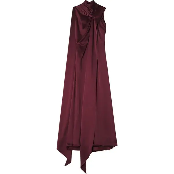 LANVIN Long Satin Jumpsuit - Bacchus