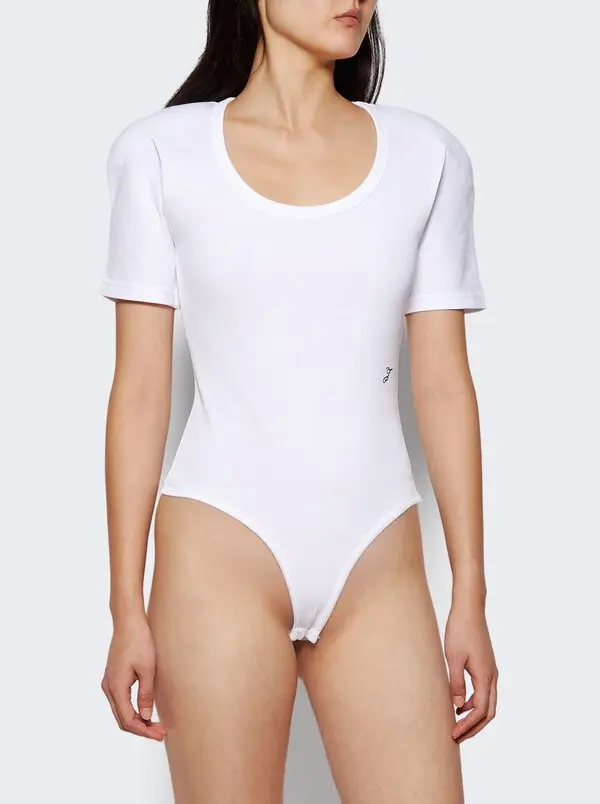 Jacquemus Le Body Ovalo Bodysuit - White