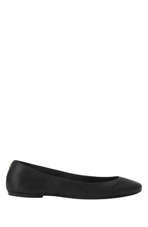 LANVIN Ballerina Flat In Leather - Black