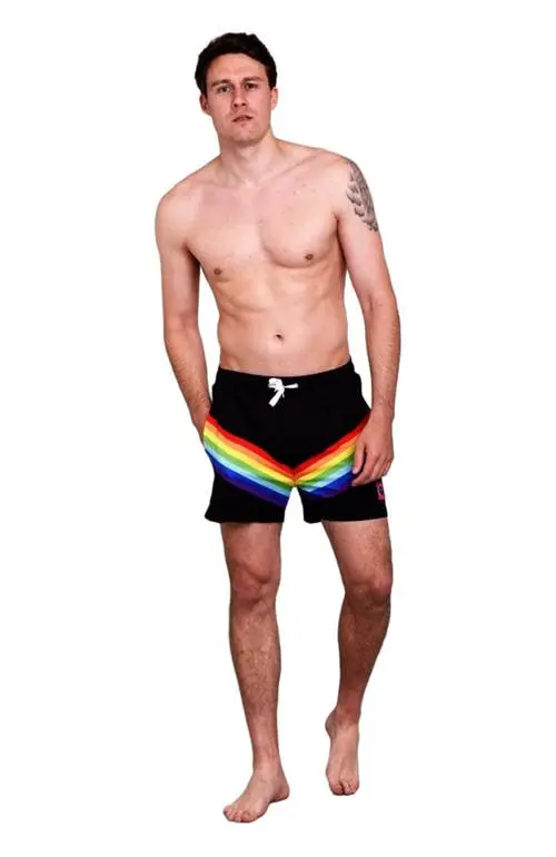 OOSC Rainbow Road Swim Shorts