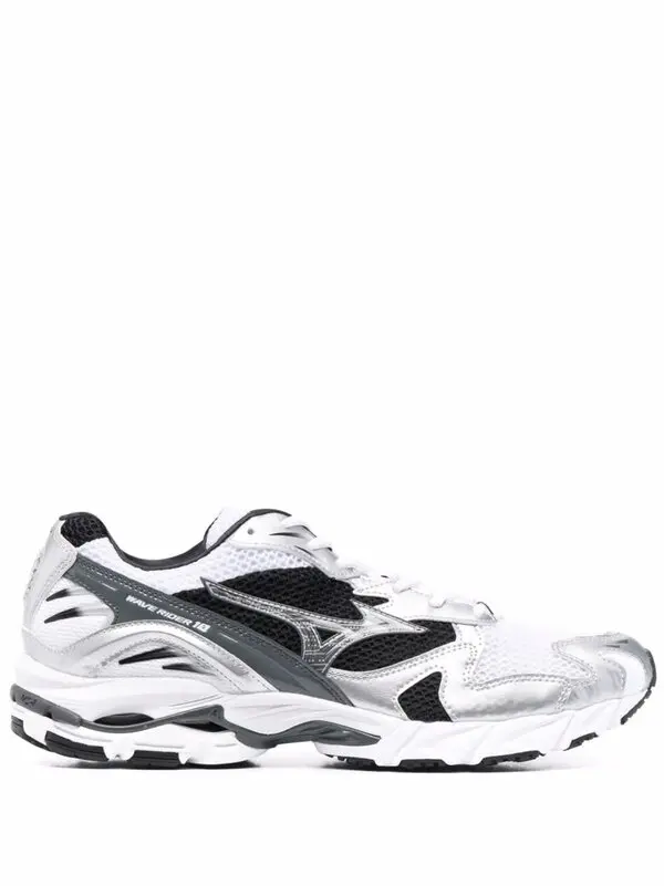 Mizuno Wave Rider 10 Sneakers - 05 White/silver/black