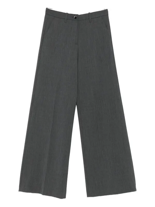 NINE:INTHE:MORNING Wide Leg High-waisted Trousers