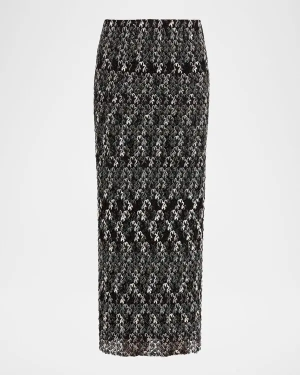 Missoni Metallic Sequined Maxi Skirt