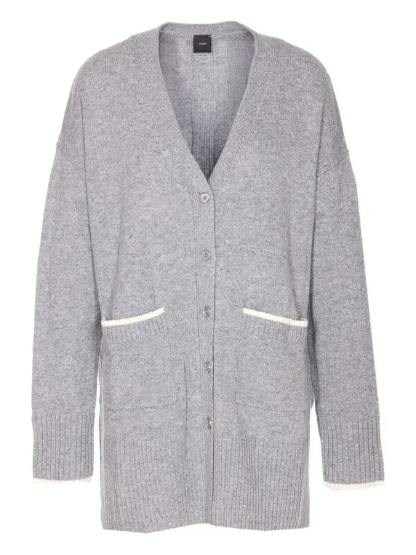 Pinko Long Cardigan - Grey