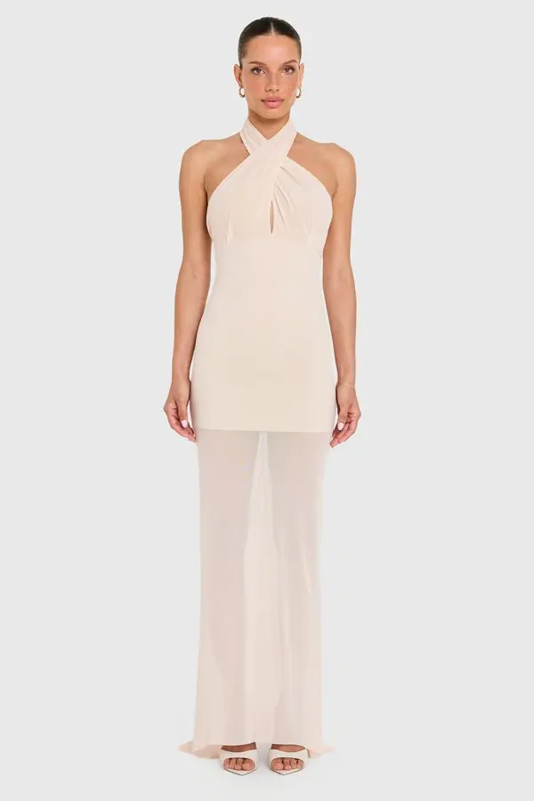 Amanda Uprichard Alaina Gown - Biscotti