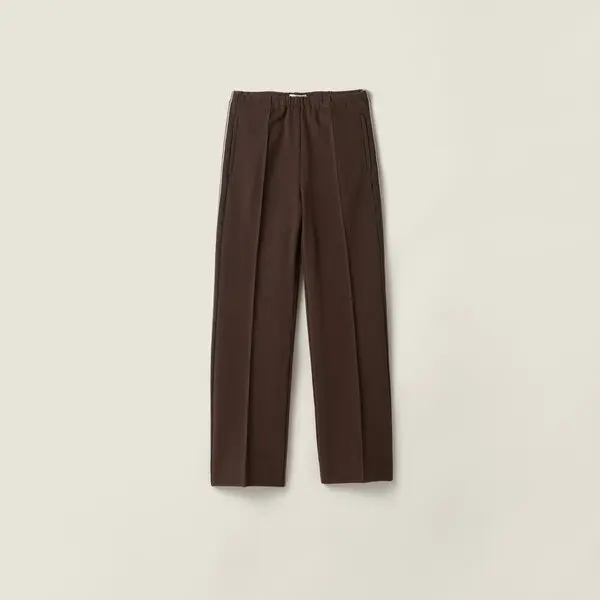 Miu Miu Fabric Stitch Knit Pants