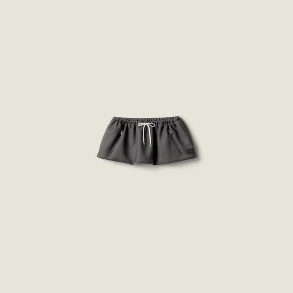 Miu Miu Prince Of Wales Miniskirt