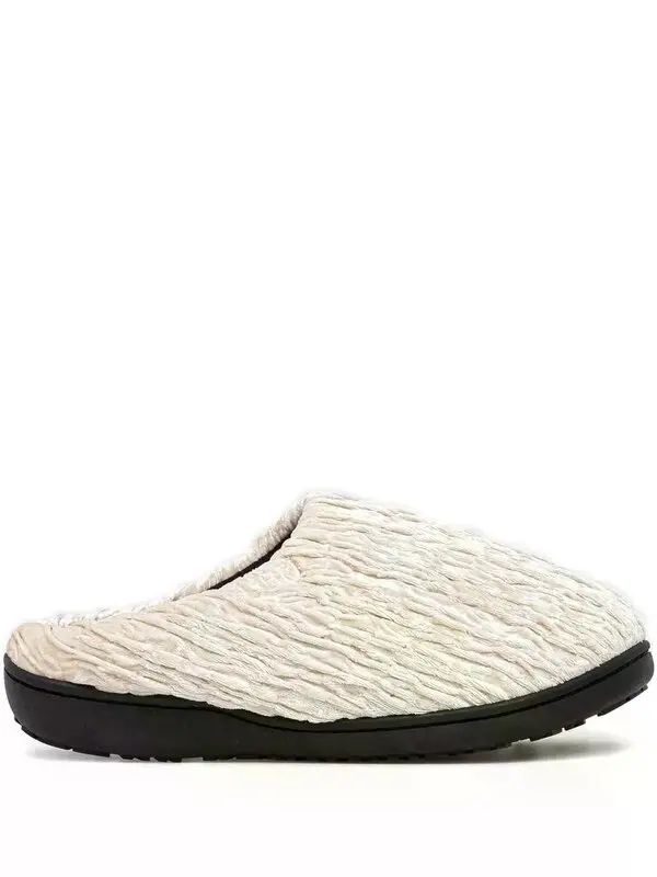 SUBU Textured Velvet Mules