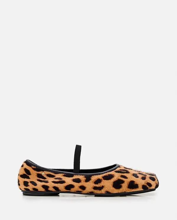 Tory Burch Leopard Print Ballerinas - Multicolor