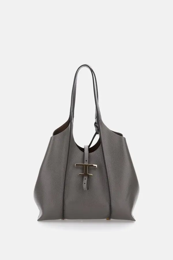 TOD'S Small Leather Shopping Bag