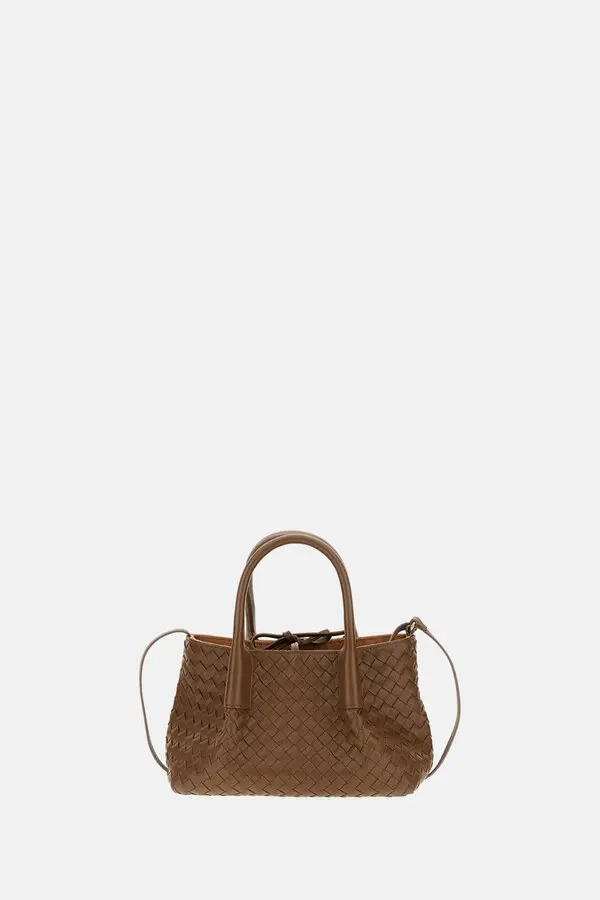 Bottega Veneta Small Pinacoteca Bag - Brown