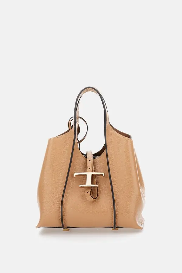 TOD'S Small Leather Shopping Bag