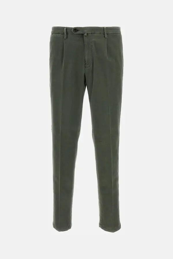 BRIGLIA 1949 Tailored Trousers - Green