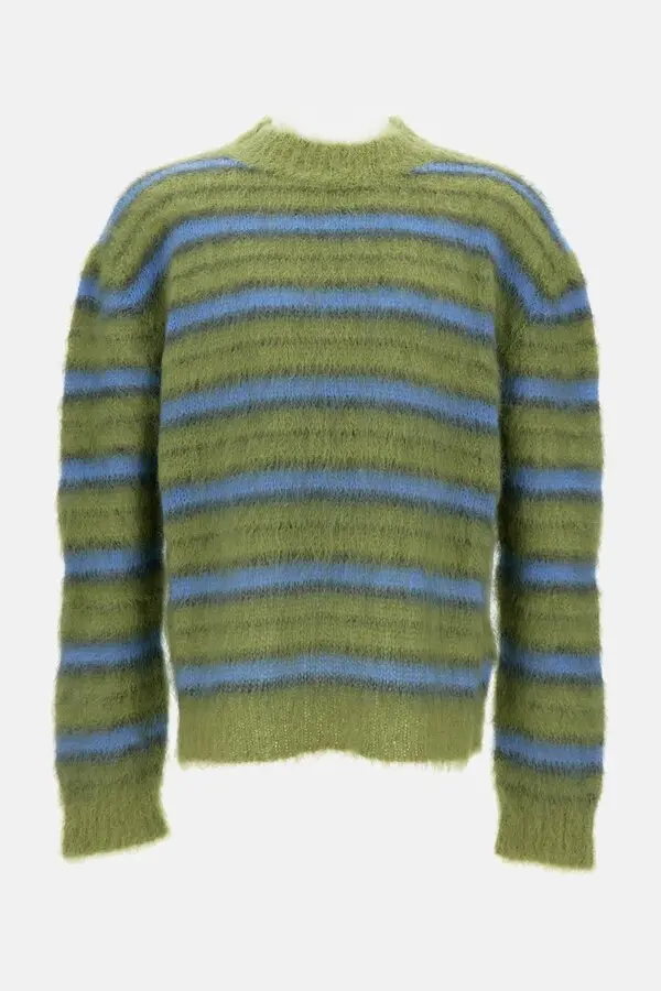 Marni Long Sleeve Striped Sweater - Multicolor