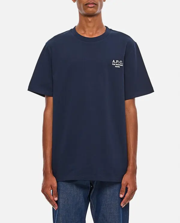 A.p.c. T-shirt Rue Madame - Blue