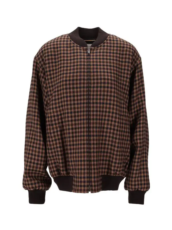 Saint Laurent Teddy Loose Zipped Épaule Court