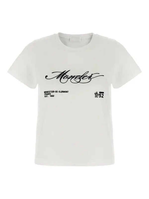Moncler Short Sleeve T-shirt - White