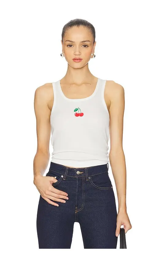 THE LAUNDRY ROOM X Micro Cherry Rib Tank Top