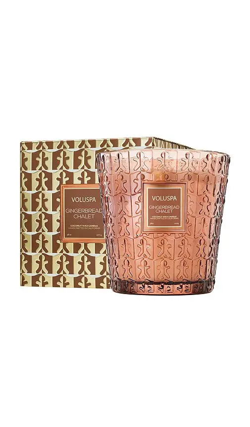 Voluspa Gingerbread Chalet 3 Wick Hearth Candle