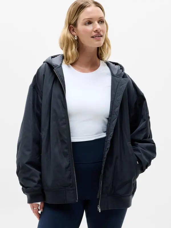 Athleta Upfield Bomber - Eclipse
