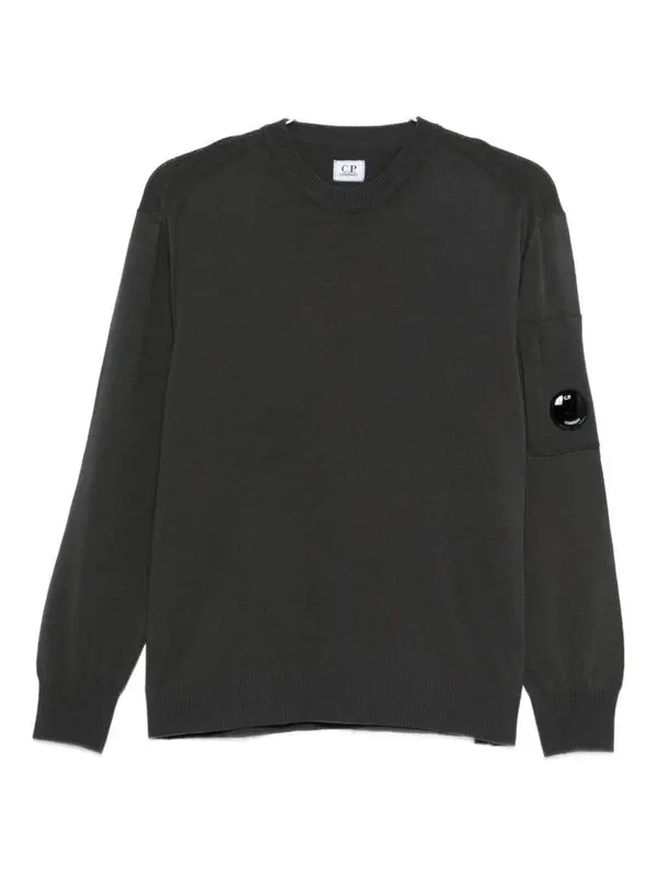 C.P. COMPANY Logo Wool Crewneck Sweater
