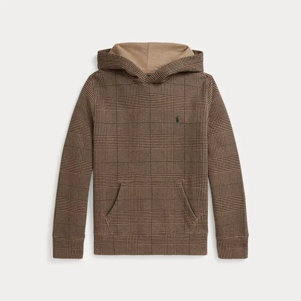 Ralph Lauren Glen Plaid-print Fleece Hoodie