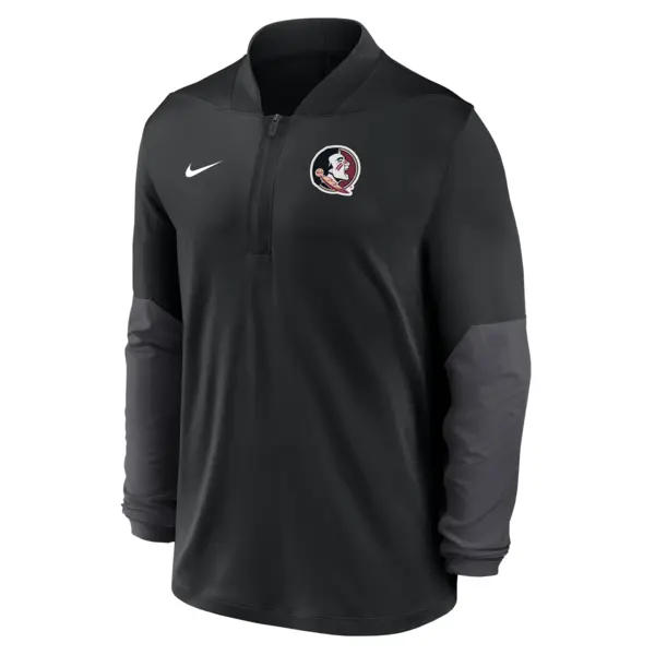 Nike Florida State Dri-fit College 1/2-zip Top - Black