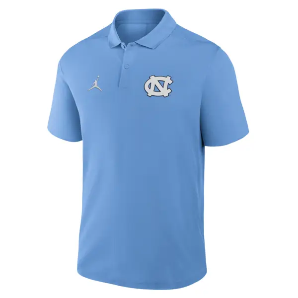 JORDAN North Carolina Primetime Victory Primary Logo Dri-fit College Polo - Blue
