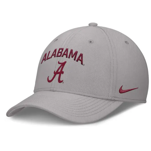 Nike Alabama On-field Rise Swoosh Dri-fit College Cap - Grey