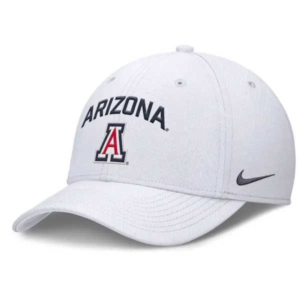 Nike Arizona On-field Rise Swoosh College Hat - White