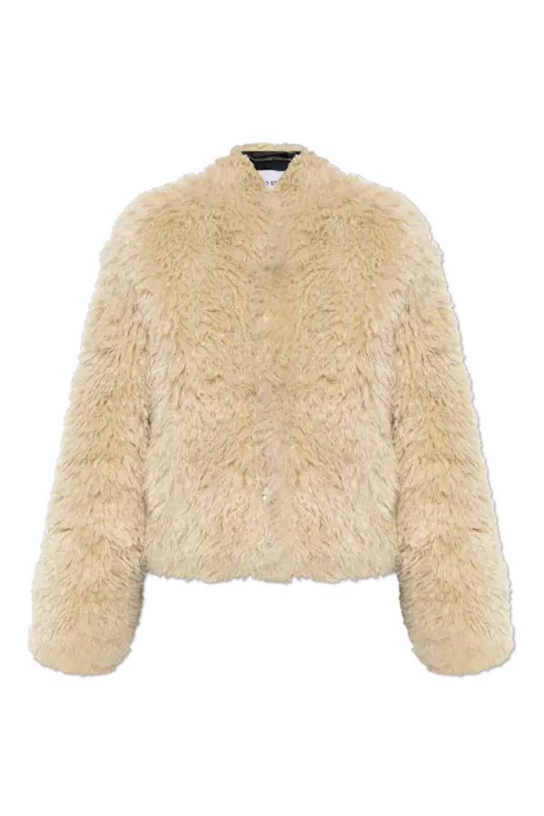 STAND STUDIO Charlotte Faux Fur Coat