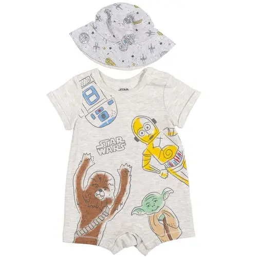 STAR WARS Romper And Sunhat Set