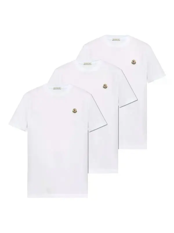 Moncler Logo-patch T-shirt Pack