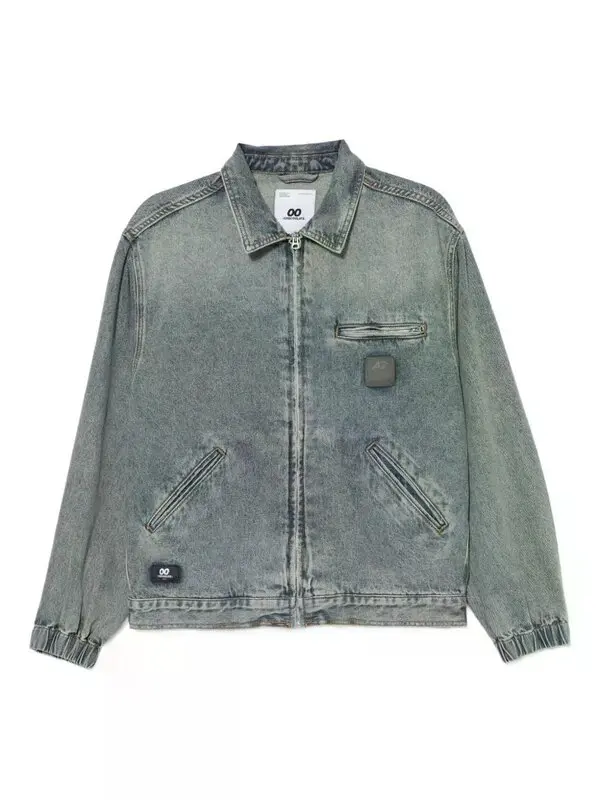 CHOCOOLATE Logo Denim Jacket - Blue