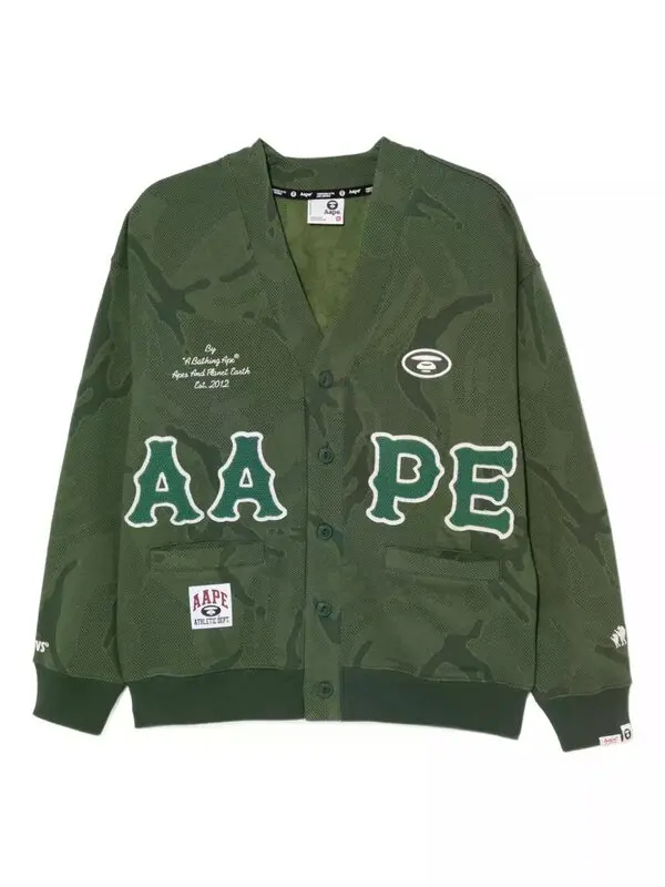 AAPE BY *A BATHING APE® Camouflage Sweatshirt With Logo Appliqu