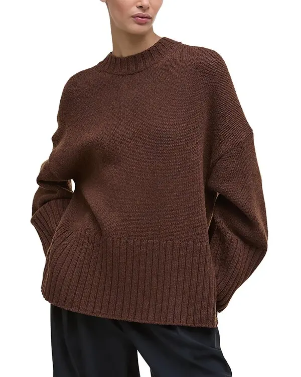 Barbour Sophia Knit Crewneck Sweater - Vicuna
