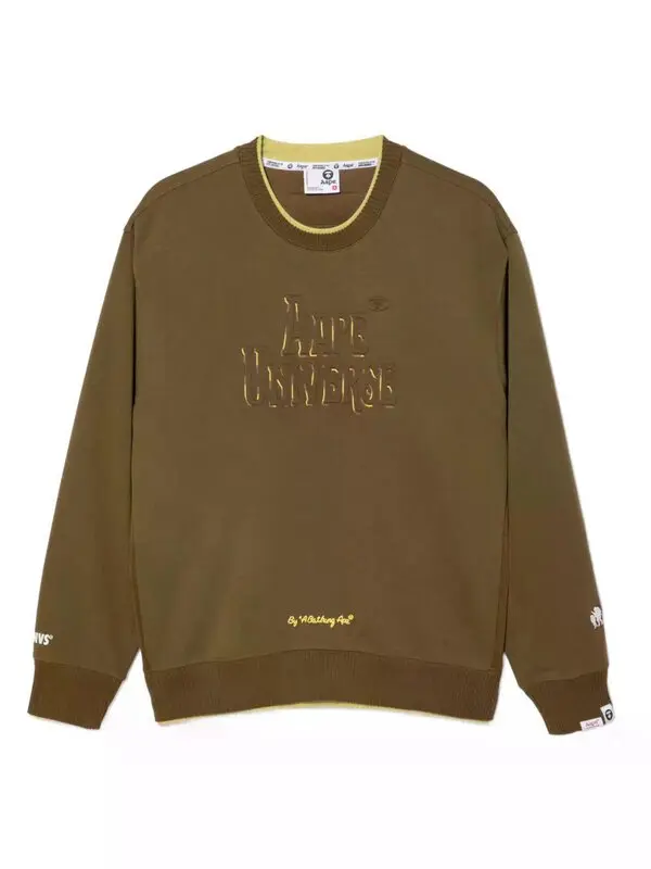 AAPE BY *A BATHING APE® Logo-embossed Sweatshirt