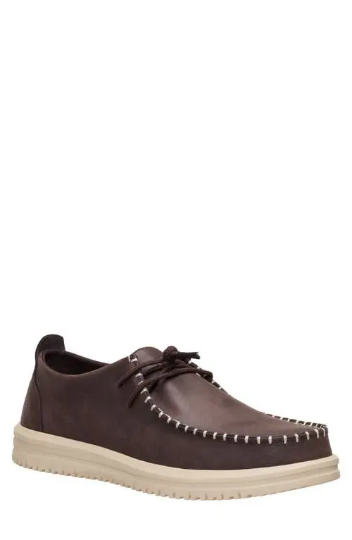 HEY DUDE Wally Nxt Leather Lace-up Shoe