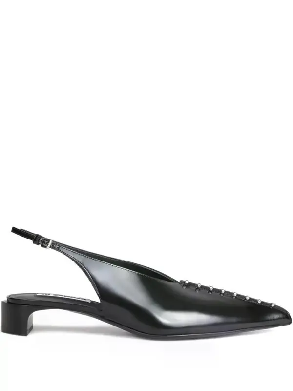 JIL SANDER Studded Slingback Pumps
