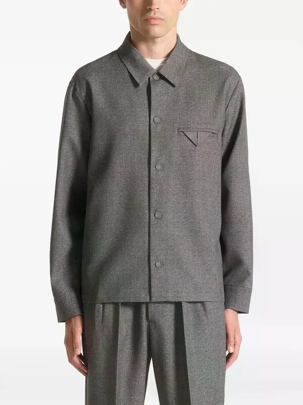 Manière De Voir Leo Textured Tailored Shirt