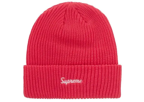 Supreme Loose Gauge Beanie - Bright Red