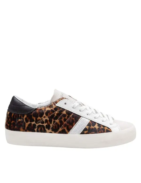 D.a.t.e. Animal-print Pony Skin Low-top Sneakers