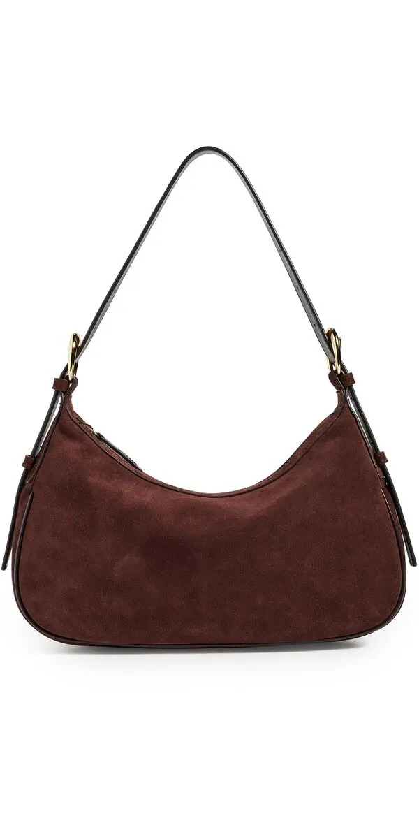 Staud Pine Shoulder Bag - Mahogany