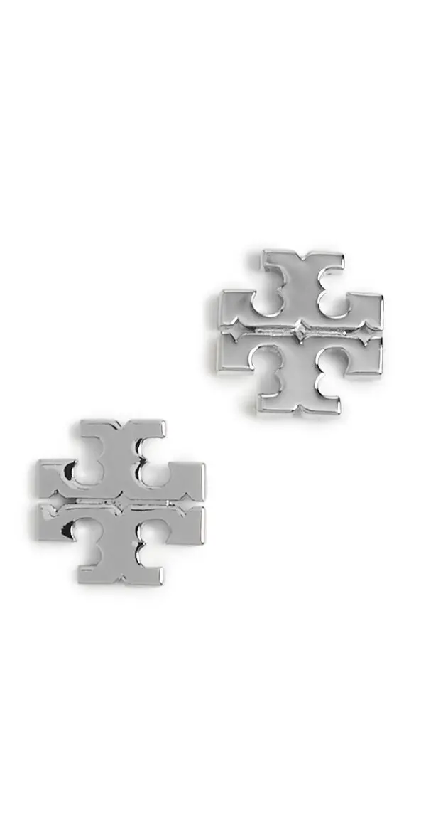 Tory Burch Kira Stud Earrings - Tory Silver