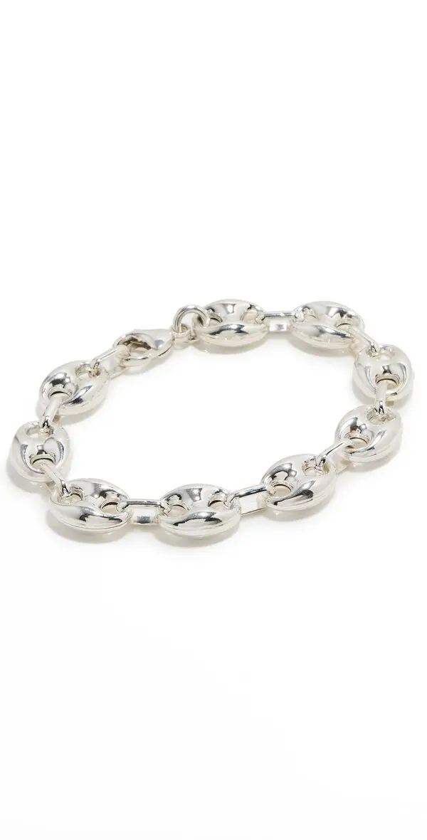 Zoe Chicco Large Puffed Mariner Chain Bracelet