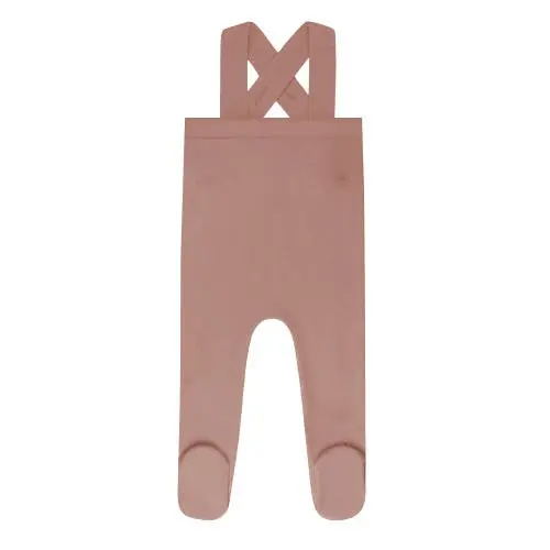 ELY'S & CO. Cable Pointelle Flat Collection Overalls - Mauve