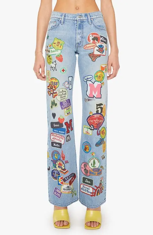 MOTHER The Bookie Sneak Bootcut Jeans