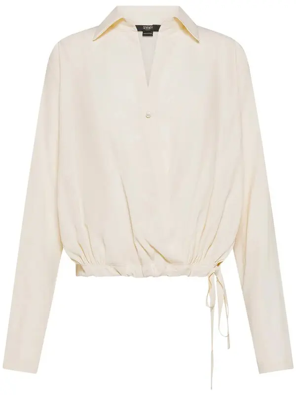 Seventy Jersey Blouse - White