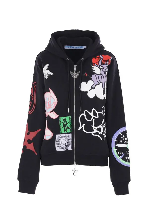 CHOPOVA LOWENA Hoodie - Multi Black