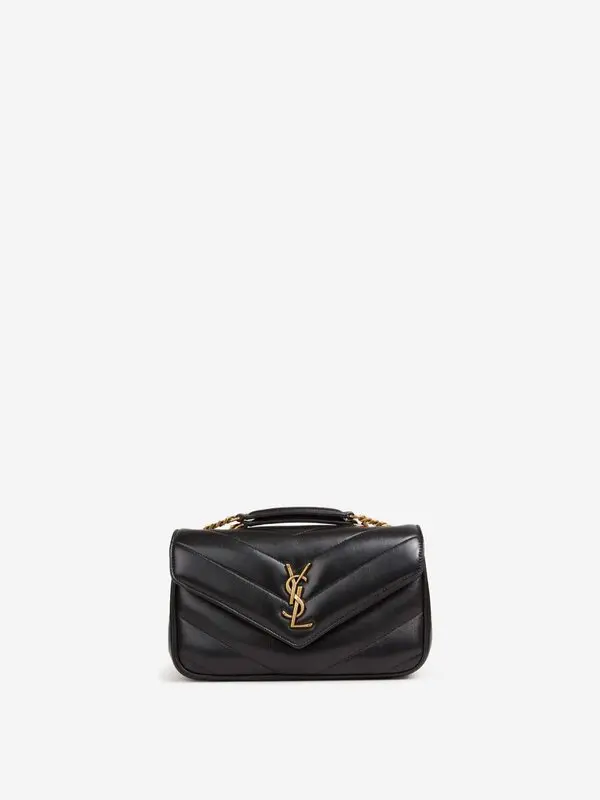 Saint Laurent Loulou Shoulder Bag - Black